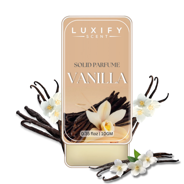 LUXIFY SCENT Vanilla Solid Perfume Natural Vegan | Date Ready Pocket S – luxify scent